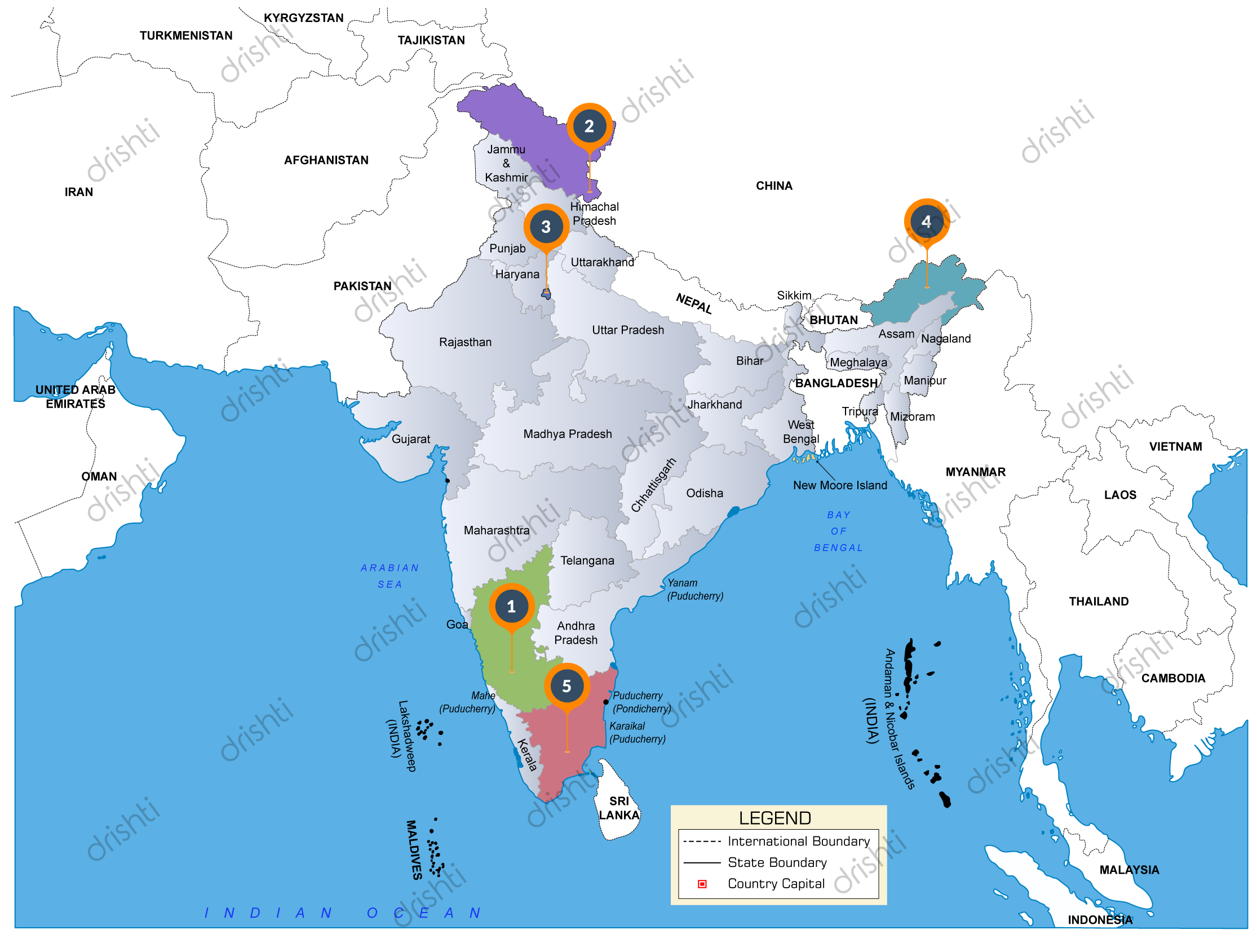 India Map : September (II) 2022 : Learning Through Maps