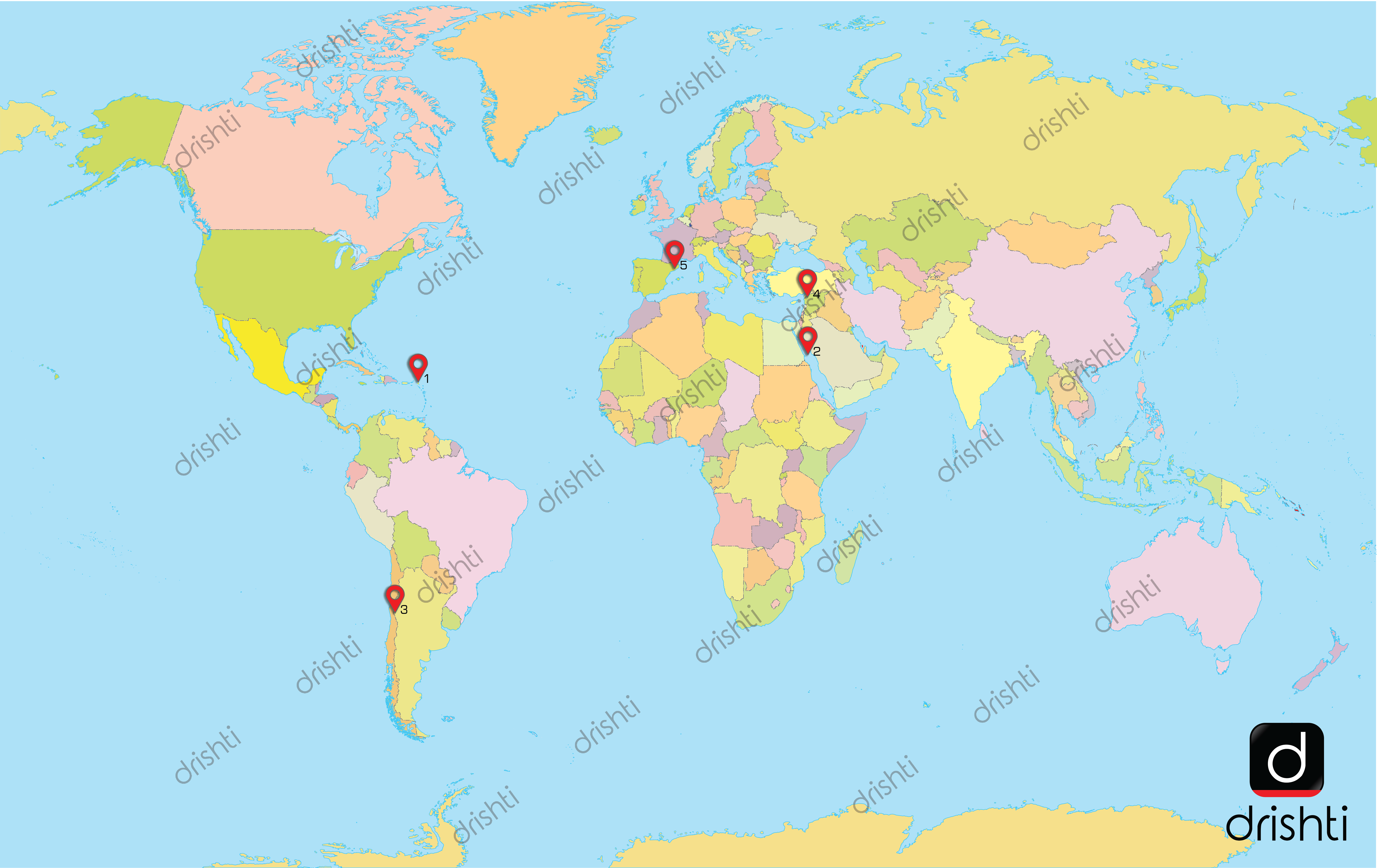 World Map : February (II) 2020 : Learning Through Maps