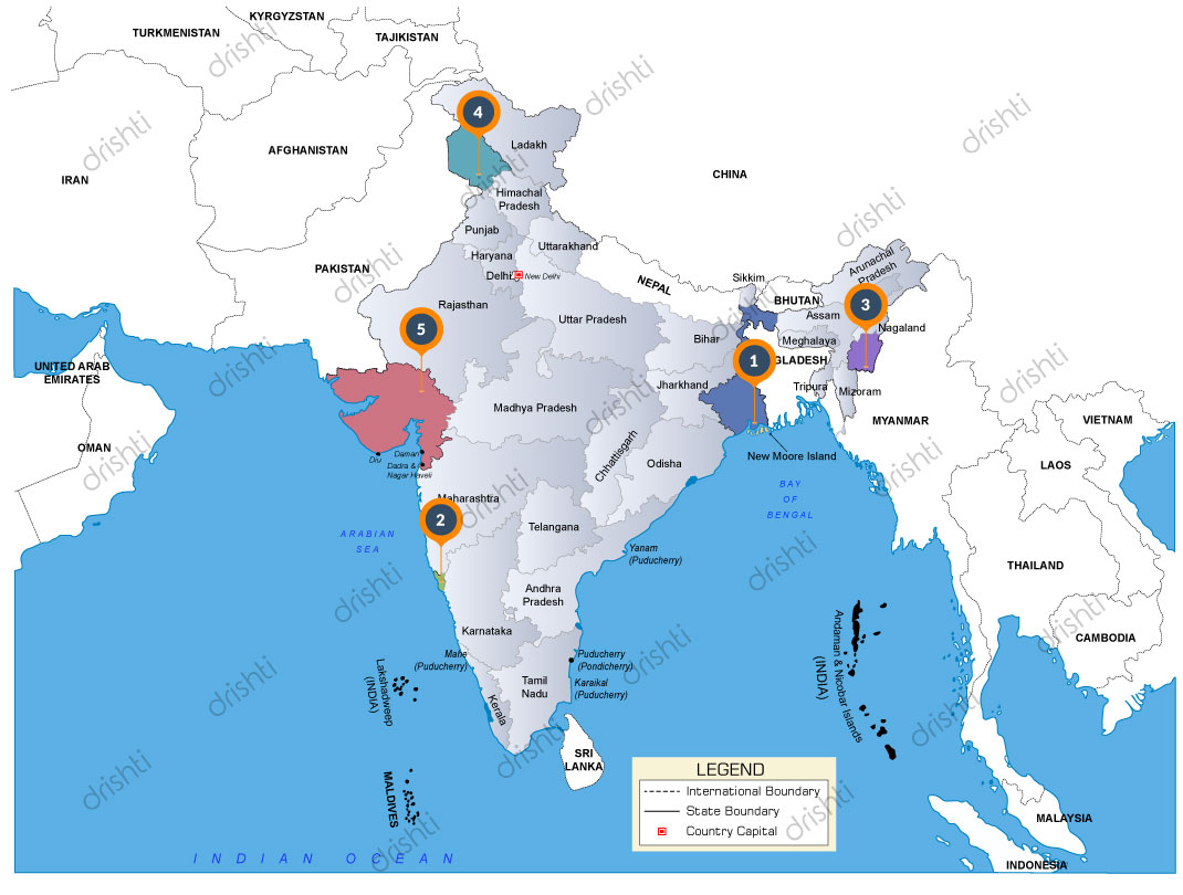 India Map : December (II) 2022 : Learning Through Maps