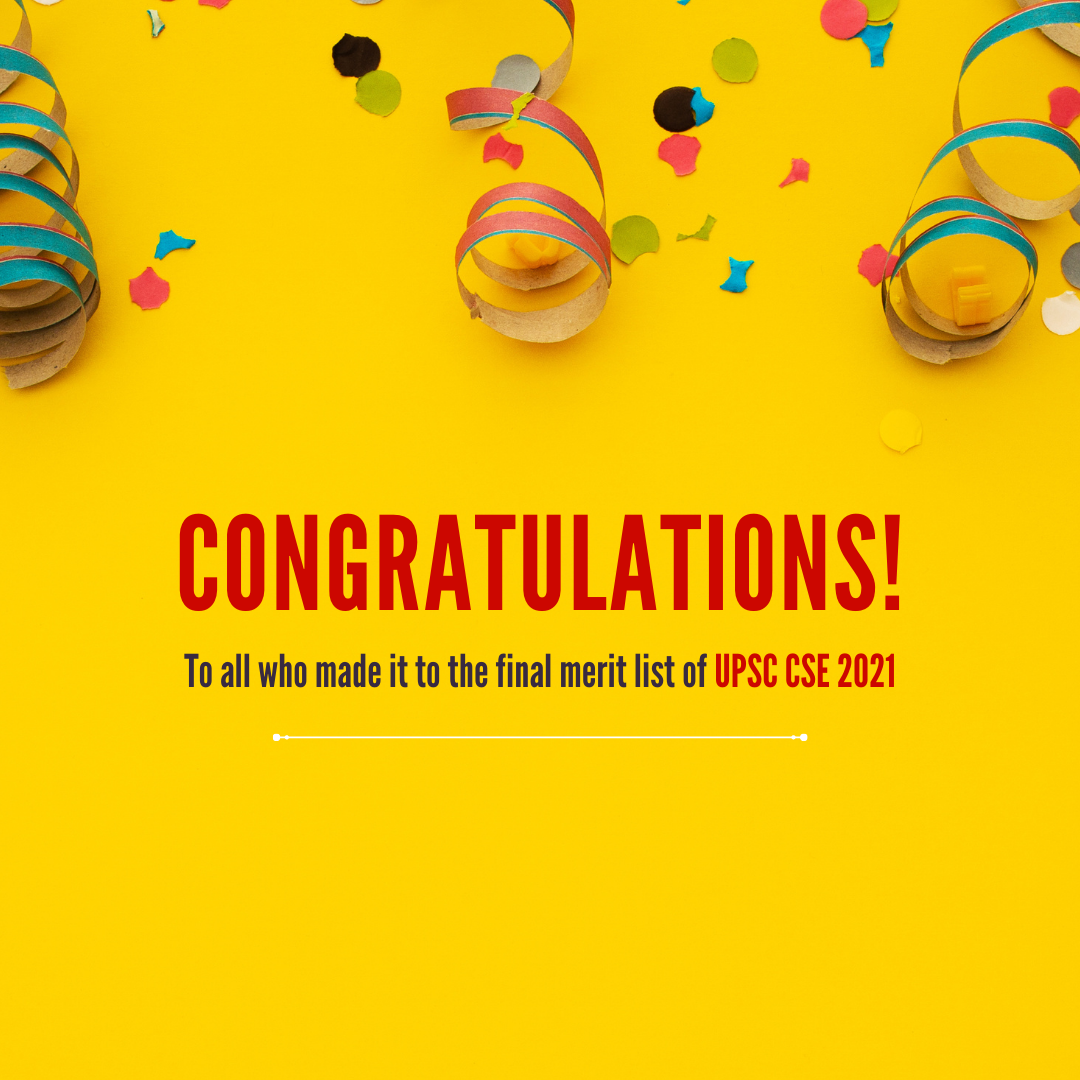 UPSC CSE - 2021 : Selected Students